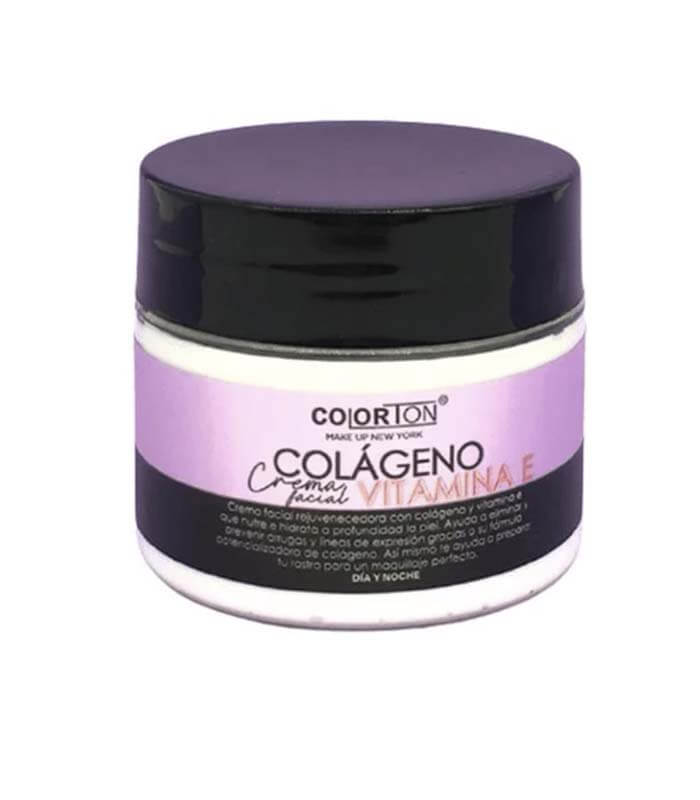 Crema Facial de Colageno Y Vitamina E Colorton - Cosméticos Chic